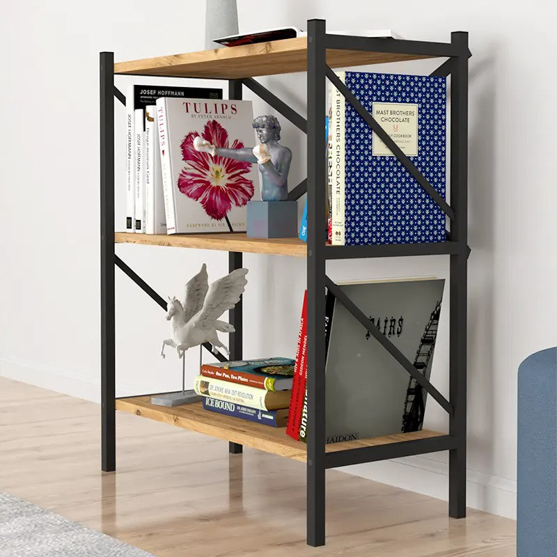 Полица со метална конструкција Крафт - Target.mk